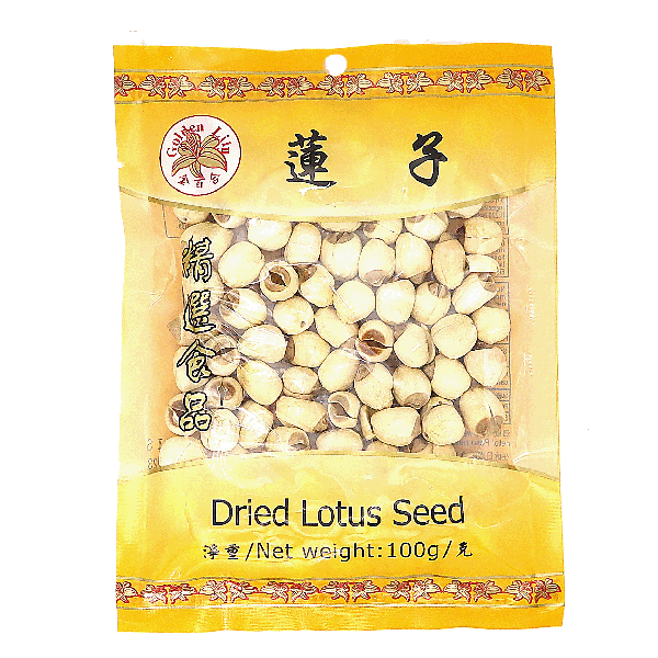 Golden Lily Lotus Seeds (Tung Sum) 金百合 通心白蓮子 - Ballo Foods
