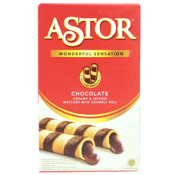 Astor Chocolate Wafer Roll 巧克力味 威化捲心酥 - Ballo Foods